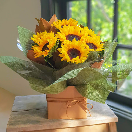 Sunflowers In A Box | Flowers With Passion